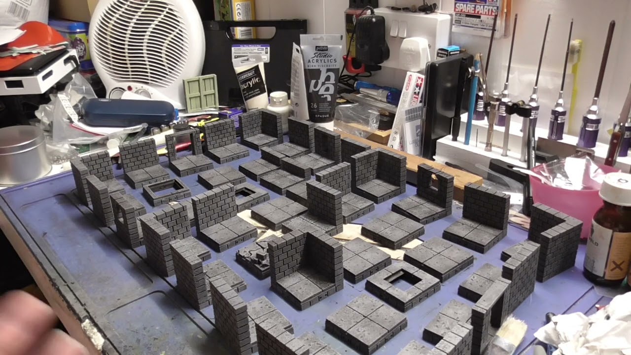 Openforge 3D printed Dungeon & Dragons modular play set Part 2 - YouTube