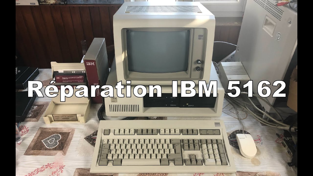 Réparation lecteur et Carte mère IBM 5162 - YouTube