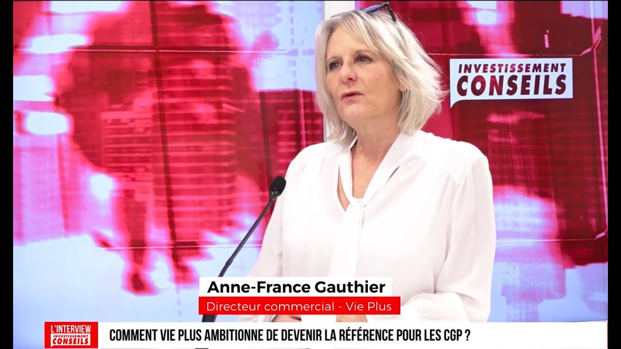 Anne-France Gauthier, directeur commercial de Vie Plus, était l'invitée ...