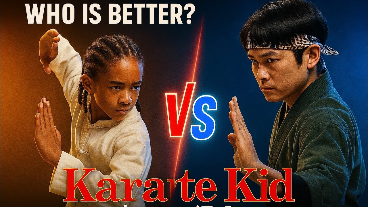 who is better Karate Kid the karade kid vs karate kid lengeds # ...