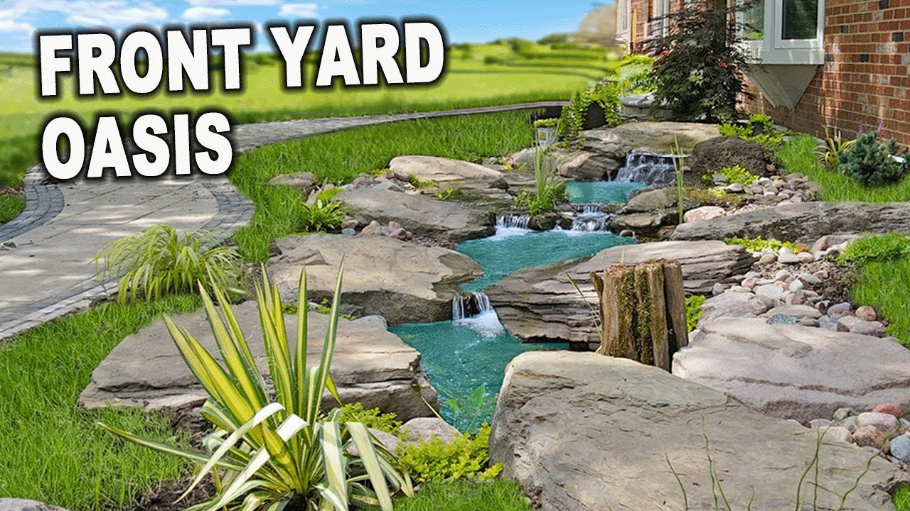 NEW Curb Appeal - Out Front Water Feature - YouTube