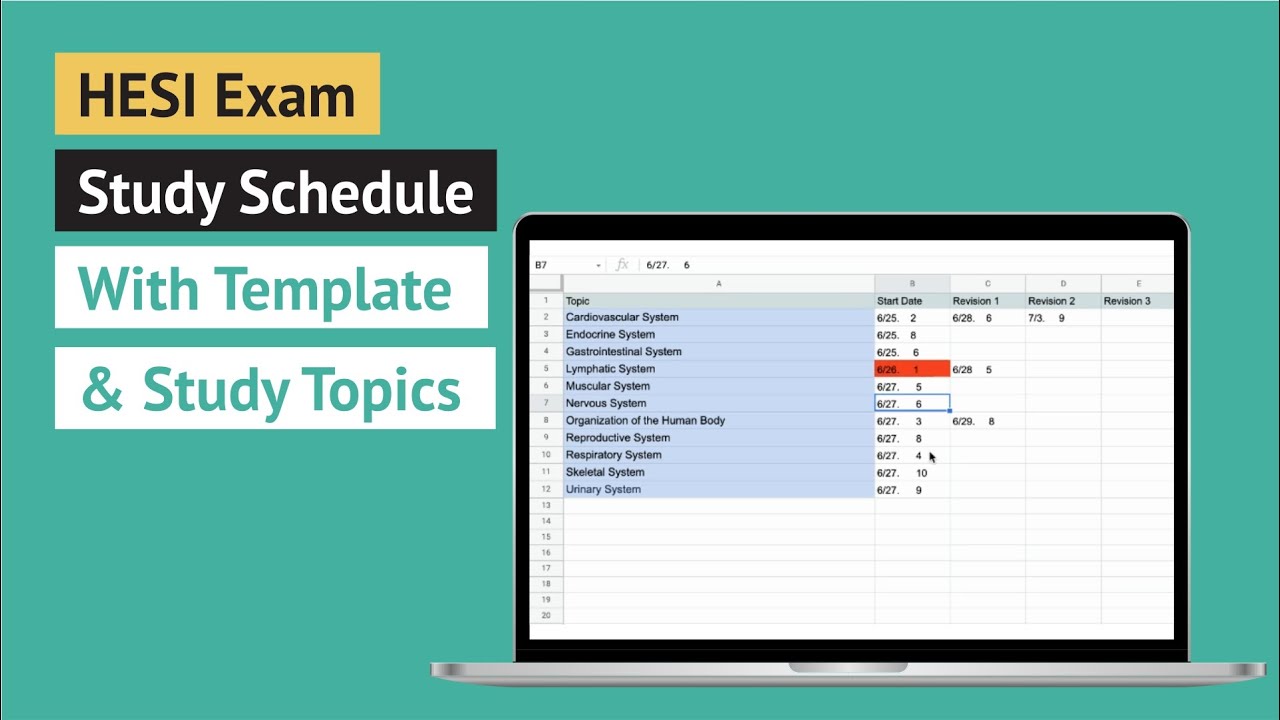 HESI A2 Exam STUDY SCHEDULE HESI STUDY TOPICS YouTube HESI A2 Exam STUDY SCHEDULE HESI STUDY TOPICS YouTube
