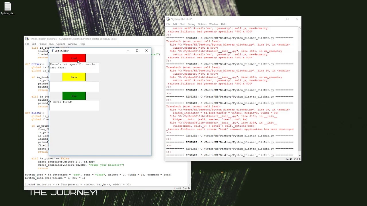Idle Clicker Game With Python... Modelling a Nerf Blaster with Tkinter! - YouTube