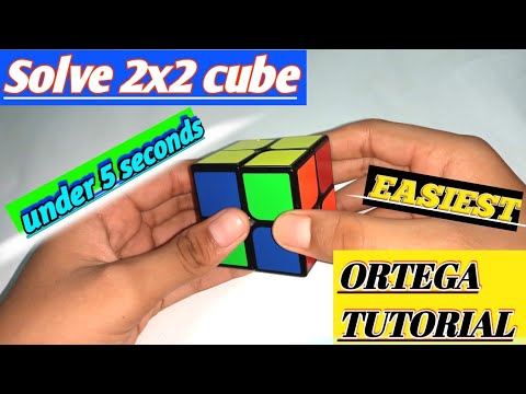 How to solve the 2x2 cube under 5 seconds | Ortega method tutorial ...