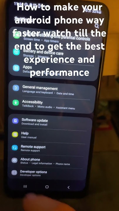 How to make your phone faster #smartphone #android - YouTube