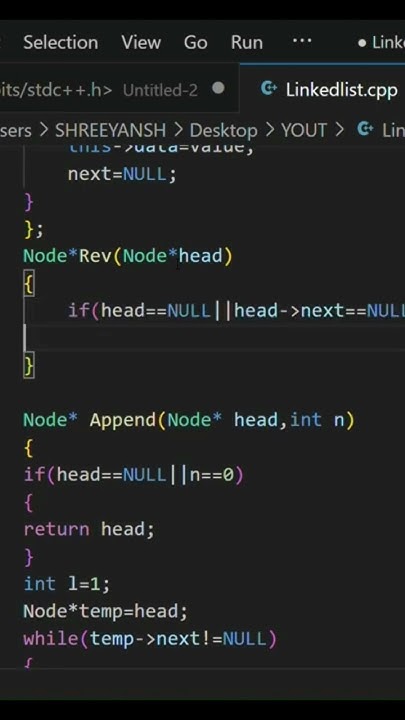 Coding Linkedlistcode Dsa Rotatearray Recursion Function Reverselinkedlst Youtube