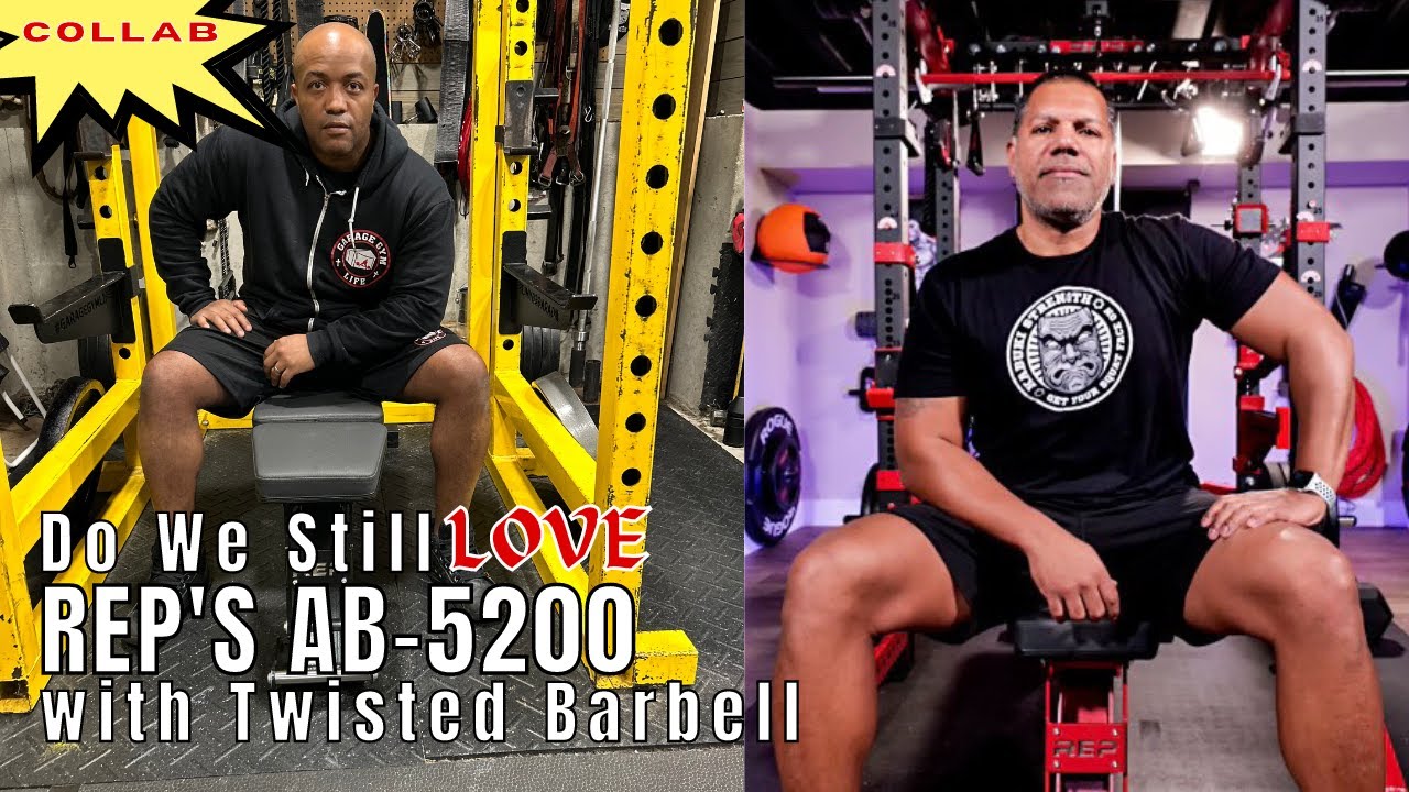 Rep Fitness Adjustable Bench In Depth Review with Twisted Barbell - YouTube