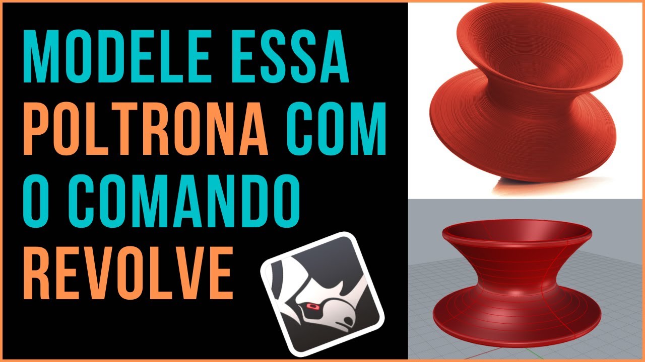 Aula 05 - Rhinoceros 3D Com o Comando Revolve) - YouTube
