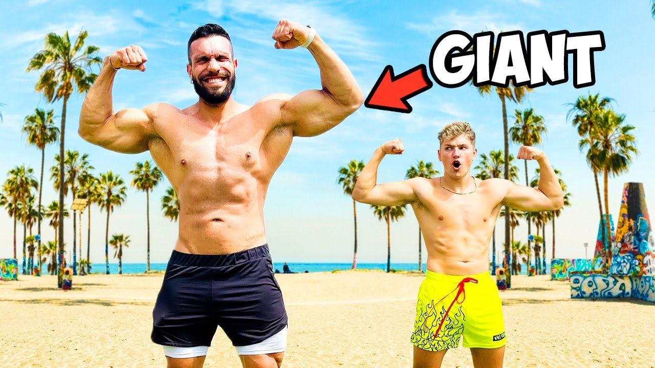 I Challenged a REAL Giant to a Strength Contest! - YouTube