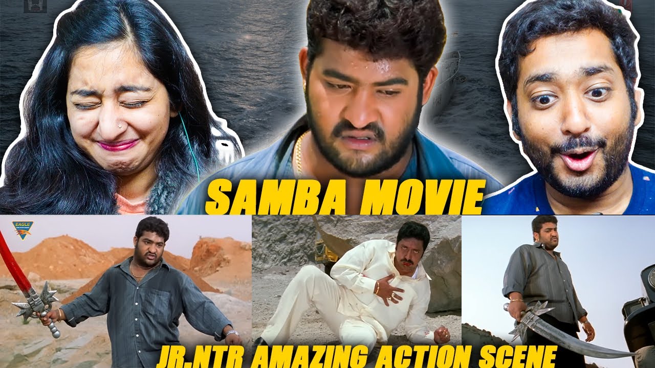 Samba Movie || Jr.NTR Amazing Action Scene || Jr. NTR, Bhumika ...