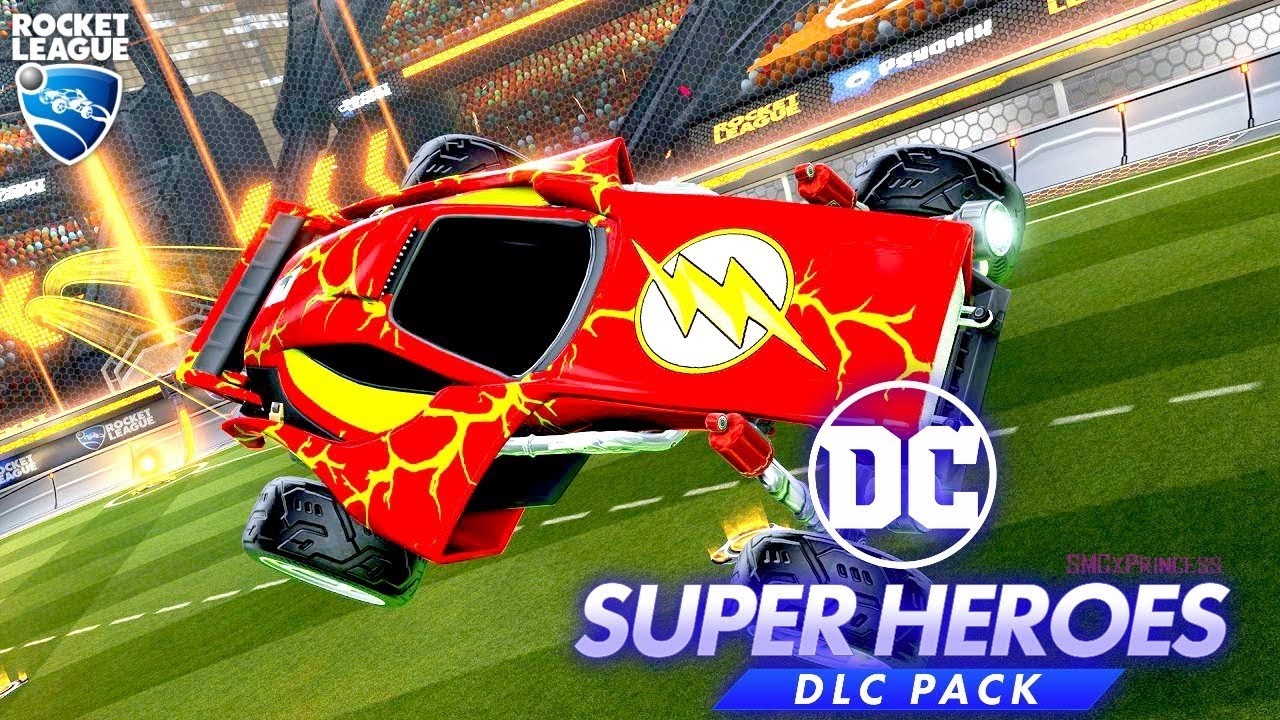 DC SUPER HEROES IN ROCKET LEAGUE! - YouTube