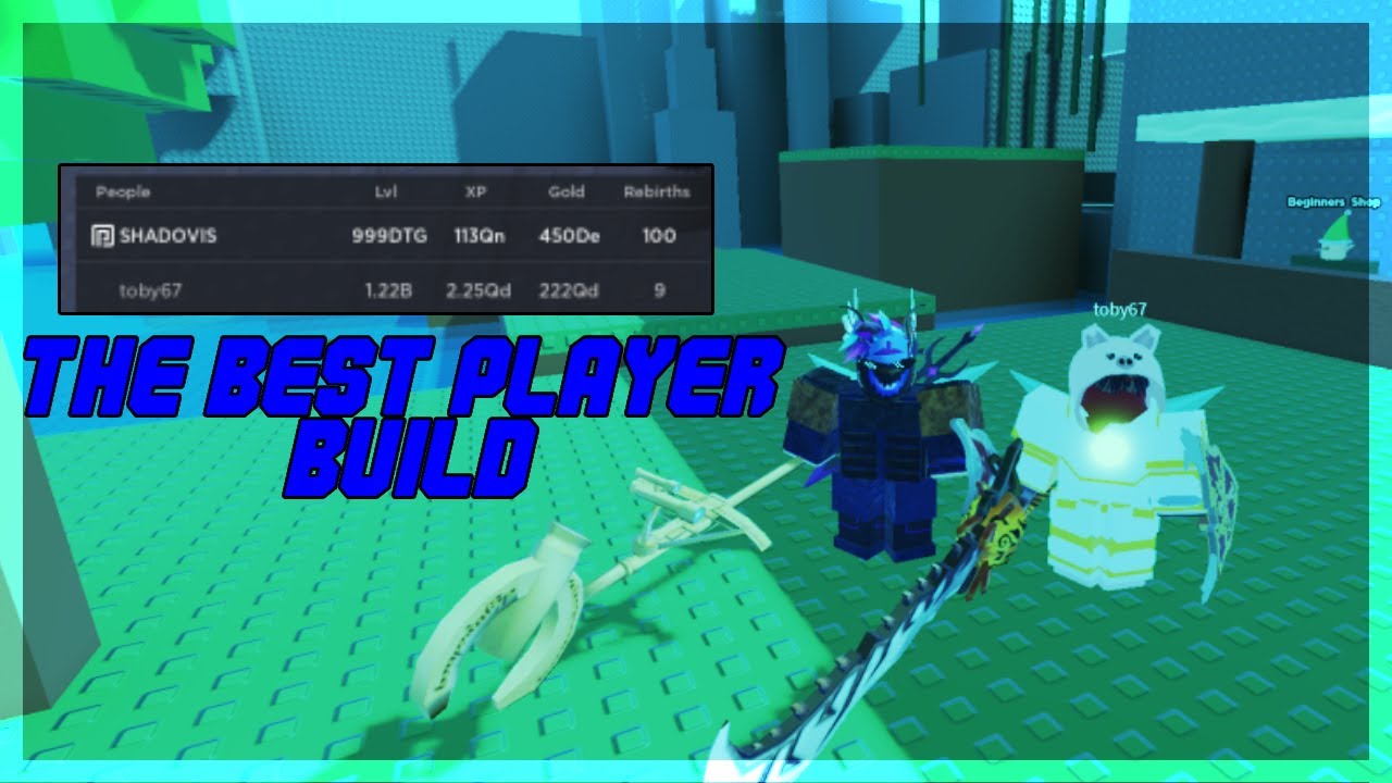 Show the Best Player Build in SHADOVIS RPG - YouTube