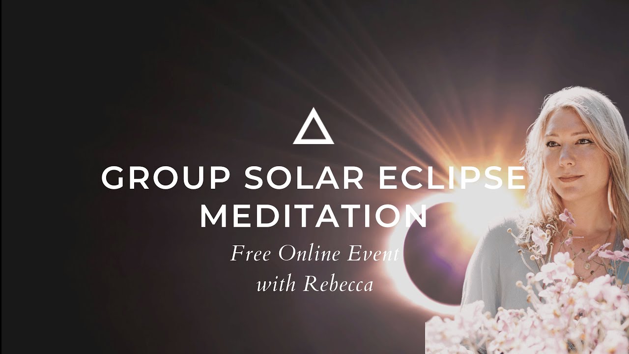 Solar eclipse meditation! 🌞🌑 - YouTube