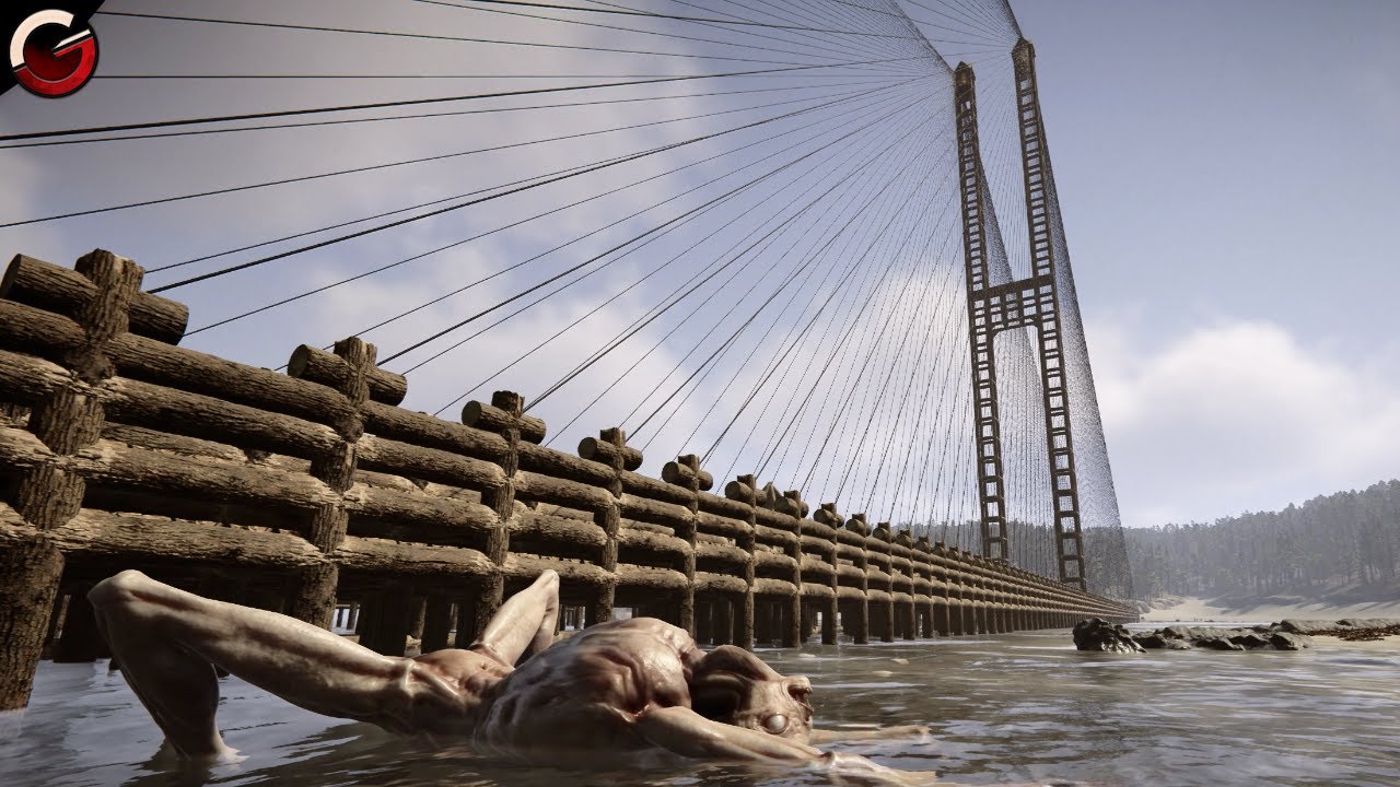 MOST EPIC BRIDGE BASE! The Biggest Bridge Ever?! | Sons Of The Forest ...