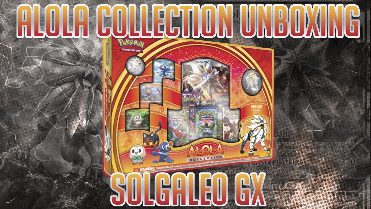 Alola Collection: Solgaleo GX Box Unboxing PT. 1 THE HYPE IS HERE - YouTube
