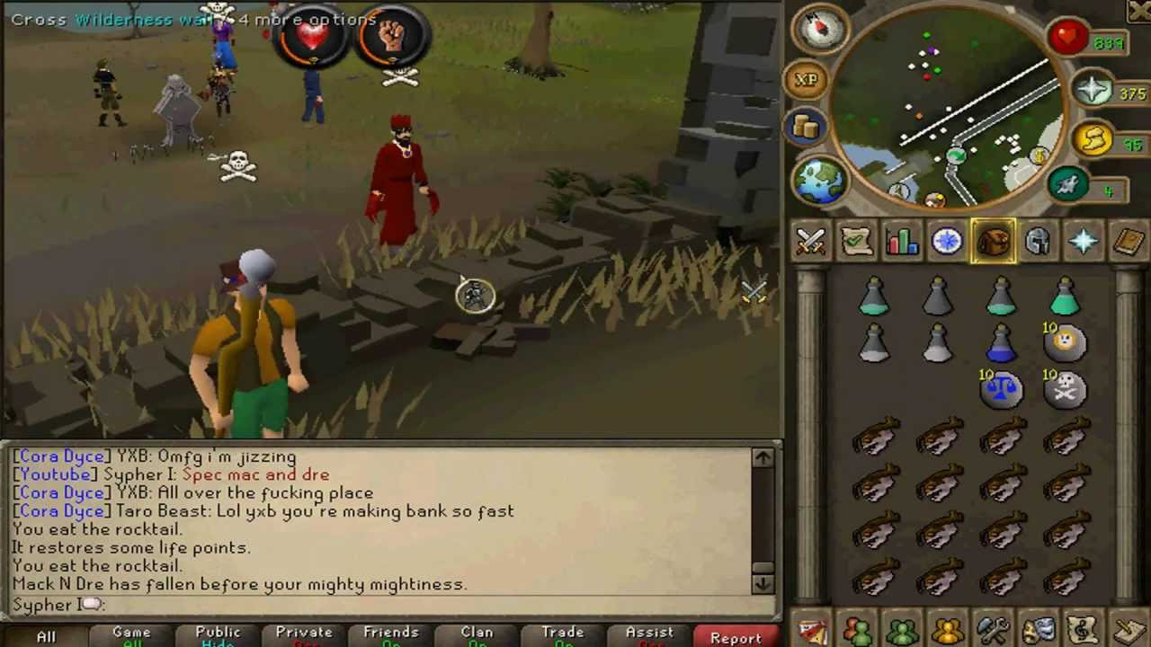 Party Hat Pking - Runescape Triplet PK Commentary! - YouTube