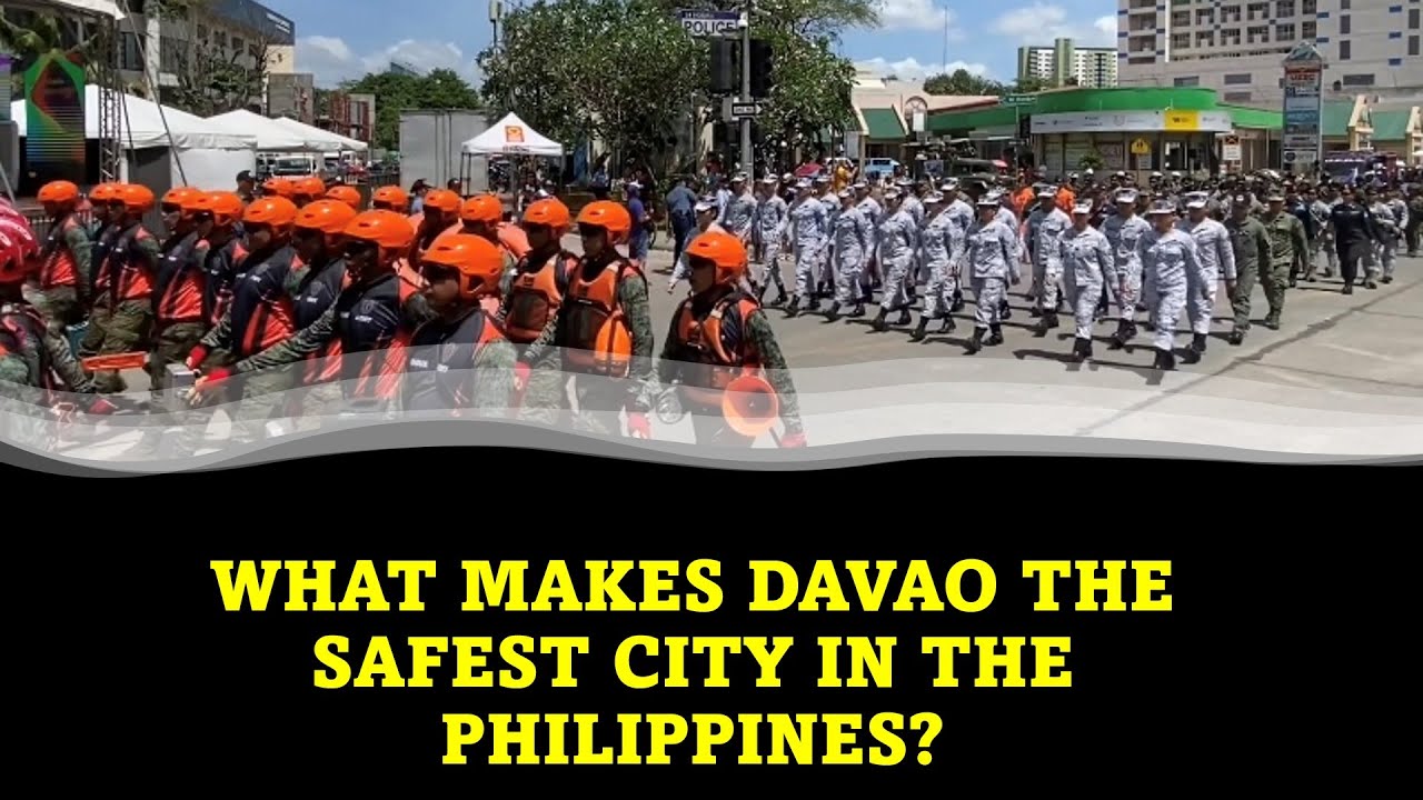 WHAT MAKES DAVAO THE SAFEST CITY IN THE PHILIPPINES? - YouTube