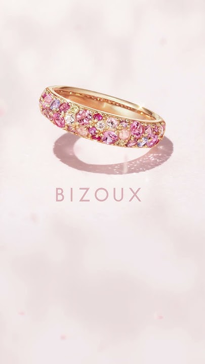 ジュエリーブランド｜BIZOUX（ビズー）満開の桜からインスパイアされたパヴェジュエリー「サクラブーケ」。ベストセラーが15周年に際しリニューアルされました。 - YouTube