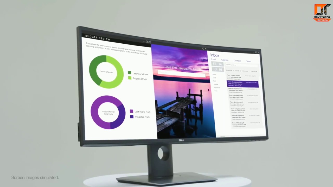 Dell New UltraSharp 34 Curved USB-C Monitor – U3419W - YouTube