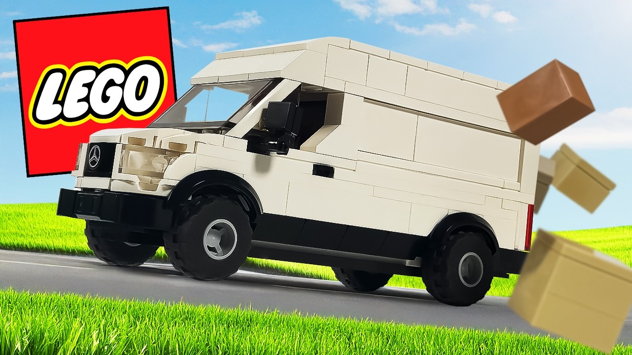 LEGO Delivery Van MOC – Fast, Fun, and Functional! - YouTube