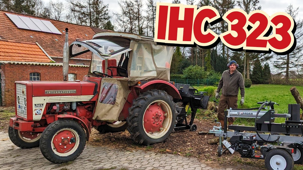 IHC 323 im SERVICE | Verbrauchcheck vor der Säge | Getriebeölwechsel ...