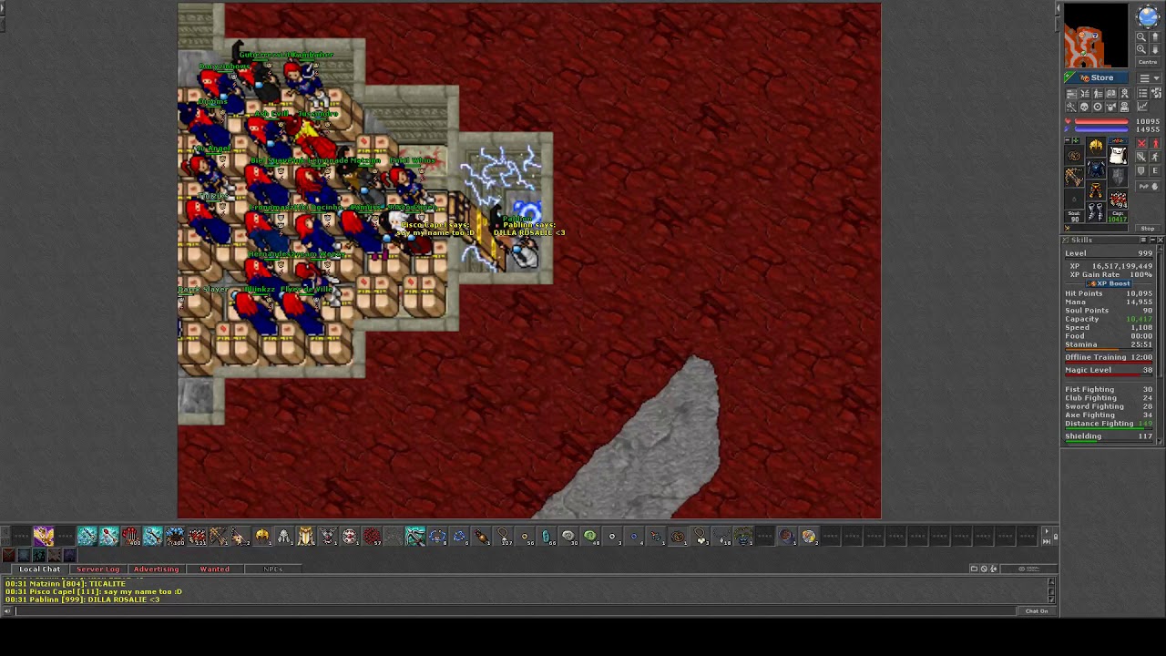 TIBIA PABLINN LEVEL 999 (PRIMEIRO PALADIN// FIRST PALADIN) - YouTube