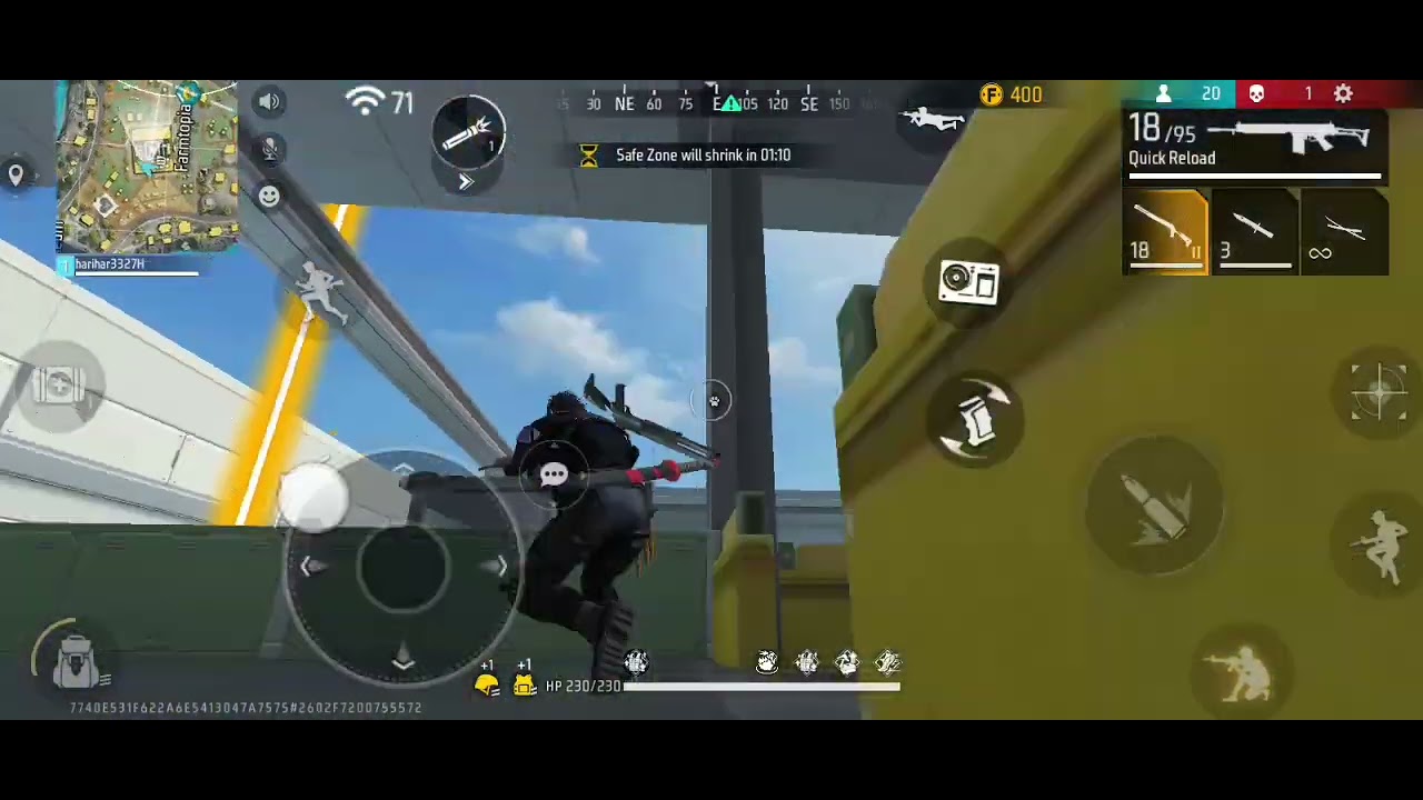 FREE FIRE 1VS4 - YouTube