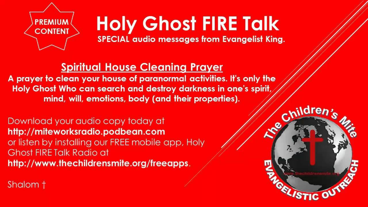 Spiritual House Cleaning Prayer - YouTube