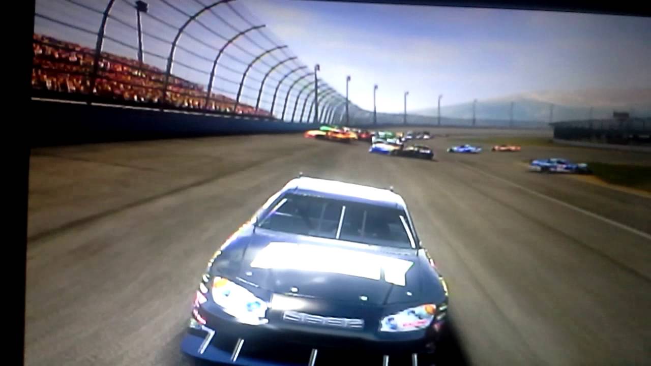 Nascar 08 big crash - YouTube