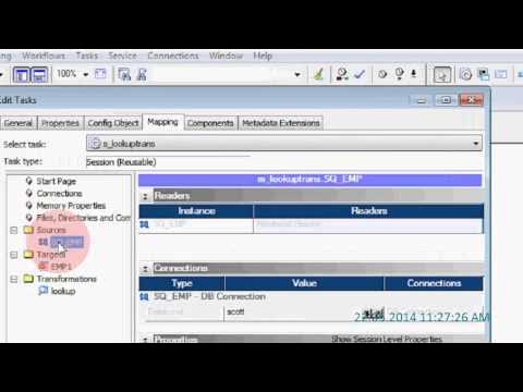 how to implement lookup transformation in informatica - YouTube
