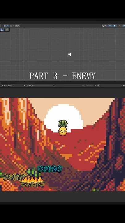 Making a Game Using AI Random Suggestions (Pineapplemania Part 3 - Enemy) #shorts #gamedev - YouTube