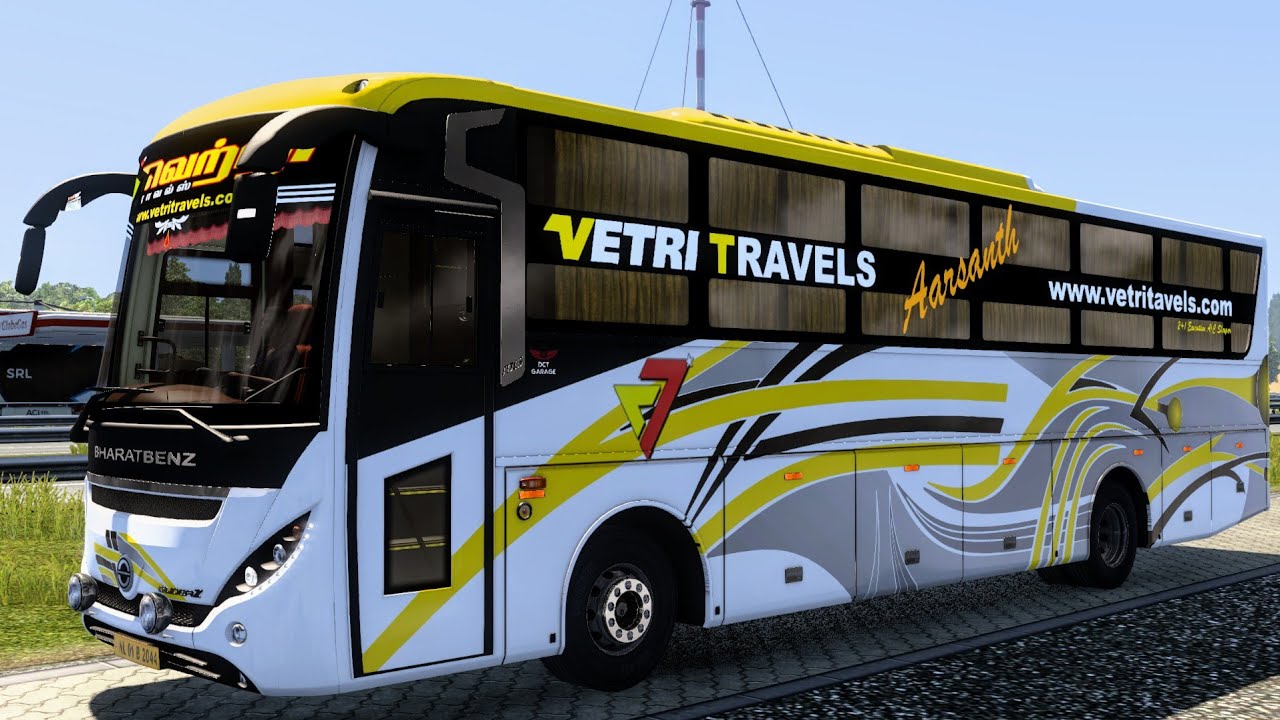 Vetri Travels | Bharathbenz MG Glider bus mod | MG Gliderz bus mod | MG ...