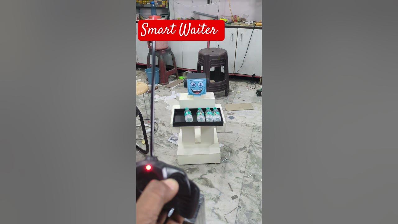 Smart waiter humanoid robot Arduino based with remote control diy Homemade #robot #humanoidrobot ...