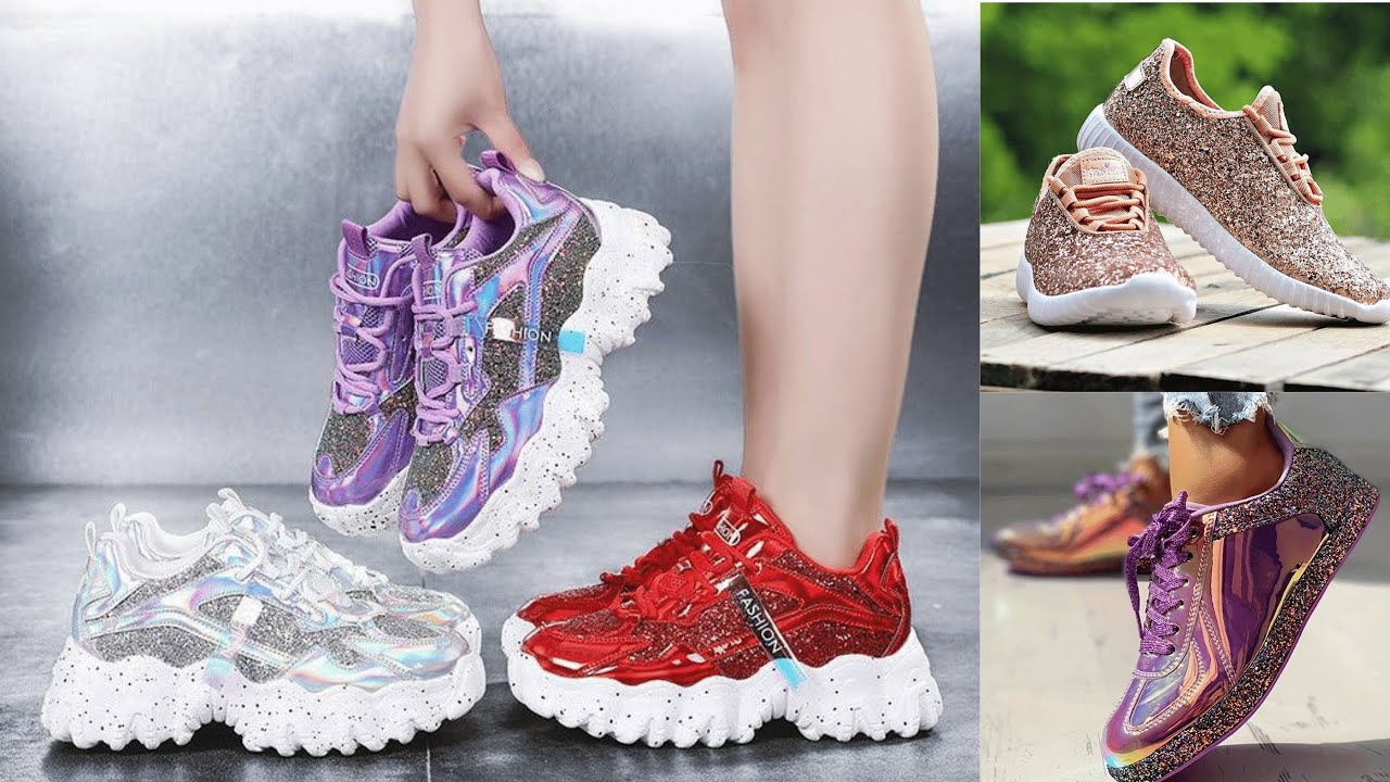 Glitter Sneakers for Women | Step into Sparkle with Couture Crave - YouTube