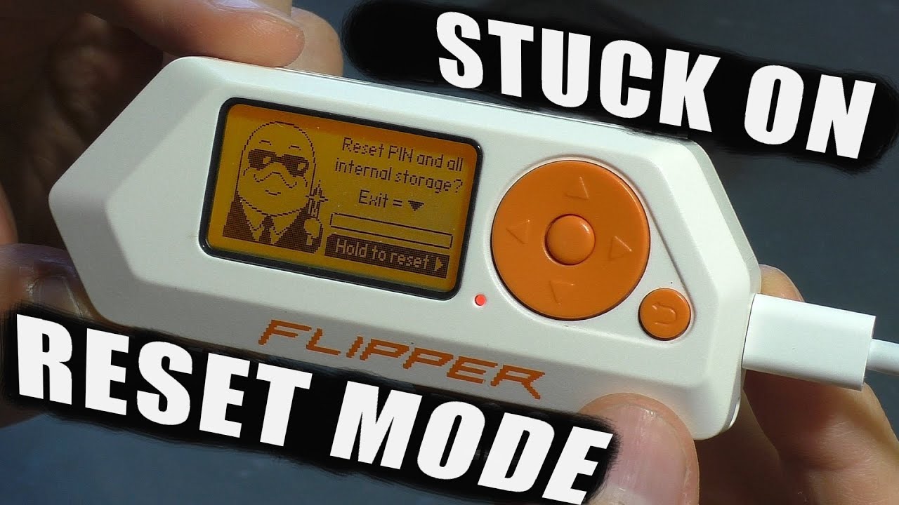 STUCK ON RESET MODE / Flipper Zero | REPAIR / FIX - YouTube
