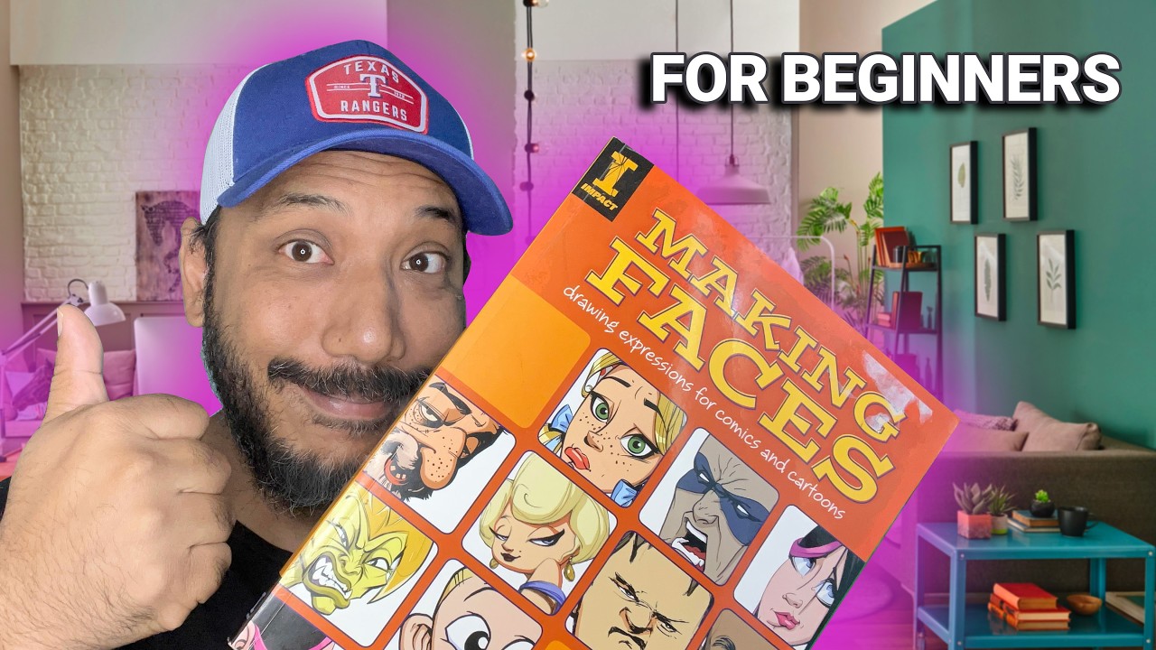 Making Faces Book Review & Easy Drawing Demo for Beginners | Learn ...
