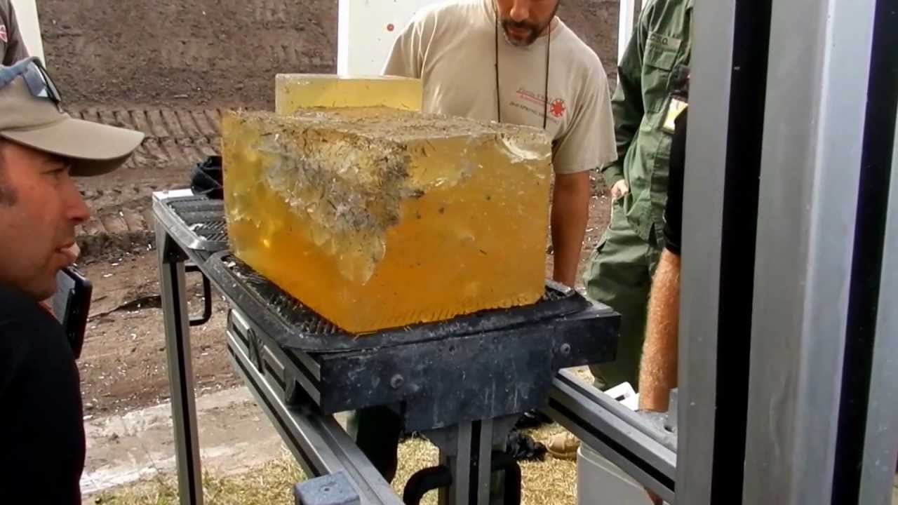 Doctor Gun - Tiro de fuzil em gelatina balística - YouTube