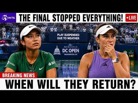 SHOCKING! Alex Eala vs Jessica Pegula Final Suspended… When Will The DC Open Championship Resume?
