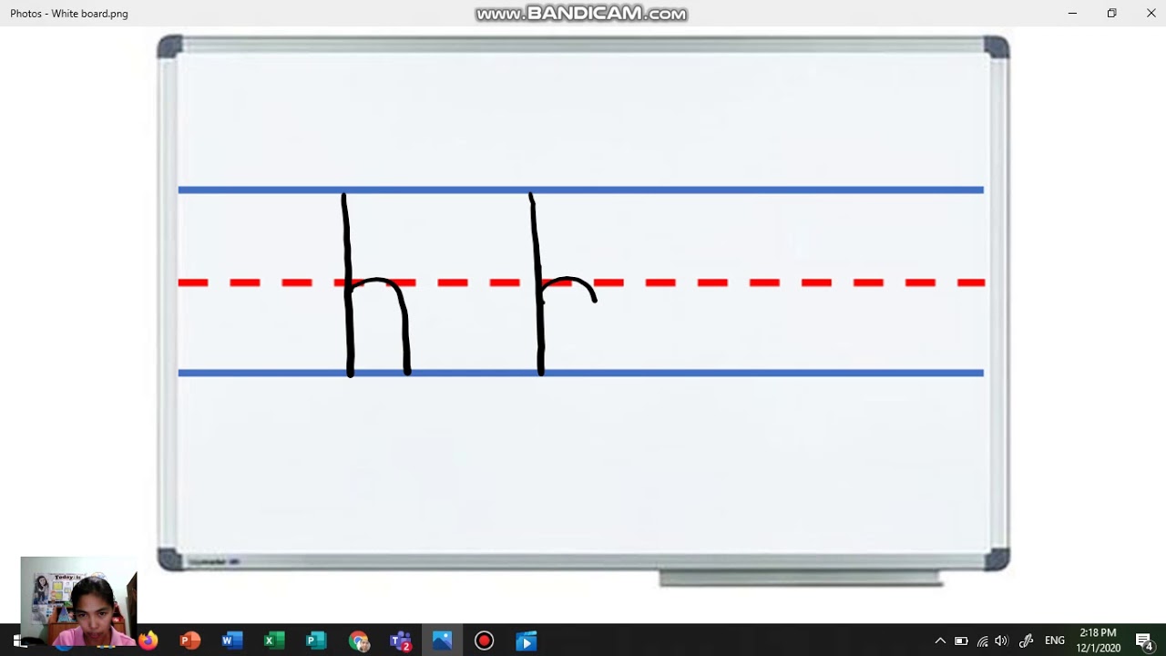 Pagsulat ng maliit na titik Hh - YouTube