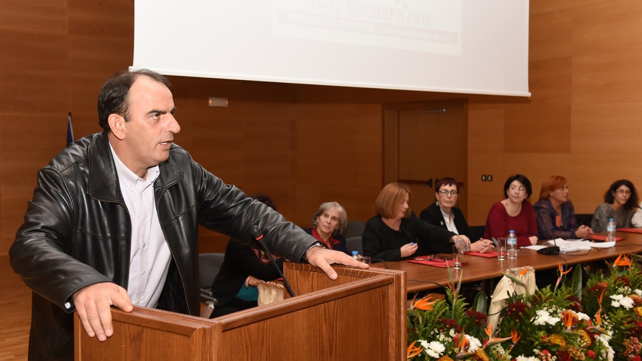 ΧΑΙΡΕΤΙΣΜΟΣ ΤΟΥ ΡΙΖΟΥ ΜΑΡΟΥΔΑ ΣΤΟ ΣΥΝΕΔΡΙΟ ΤΗΣ ΟΓΕ - YouTube