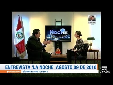Última Entrevista Del Expresidente Alan García En La Noche De Ntn24
