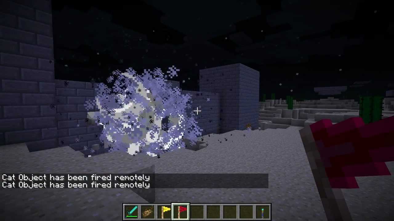 Minecraft Mod Catapult - Ammo Types - Dev Preview - YouTube