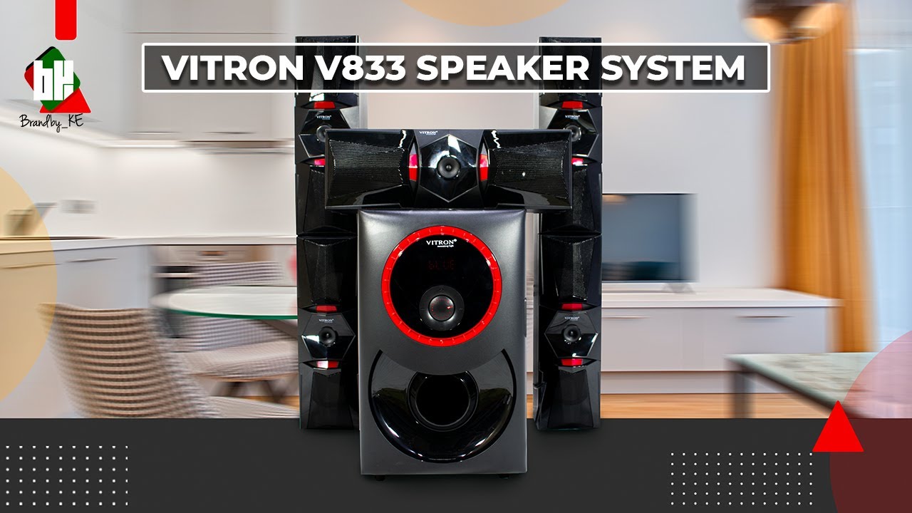 Multimedia Speaker System: VITRON V833 3.1 Channel Speaker System ...