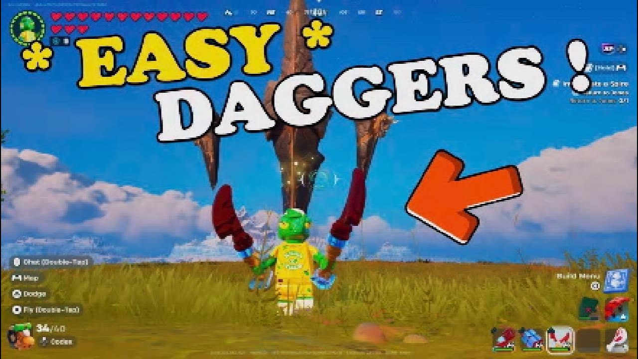 How to * Unlock Dual Daggers * in LEGO Fortnite Odyssey !!! - YouTube