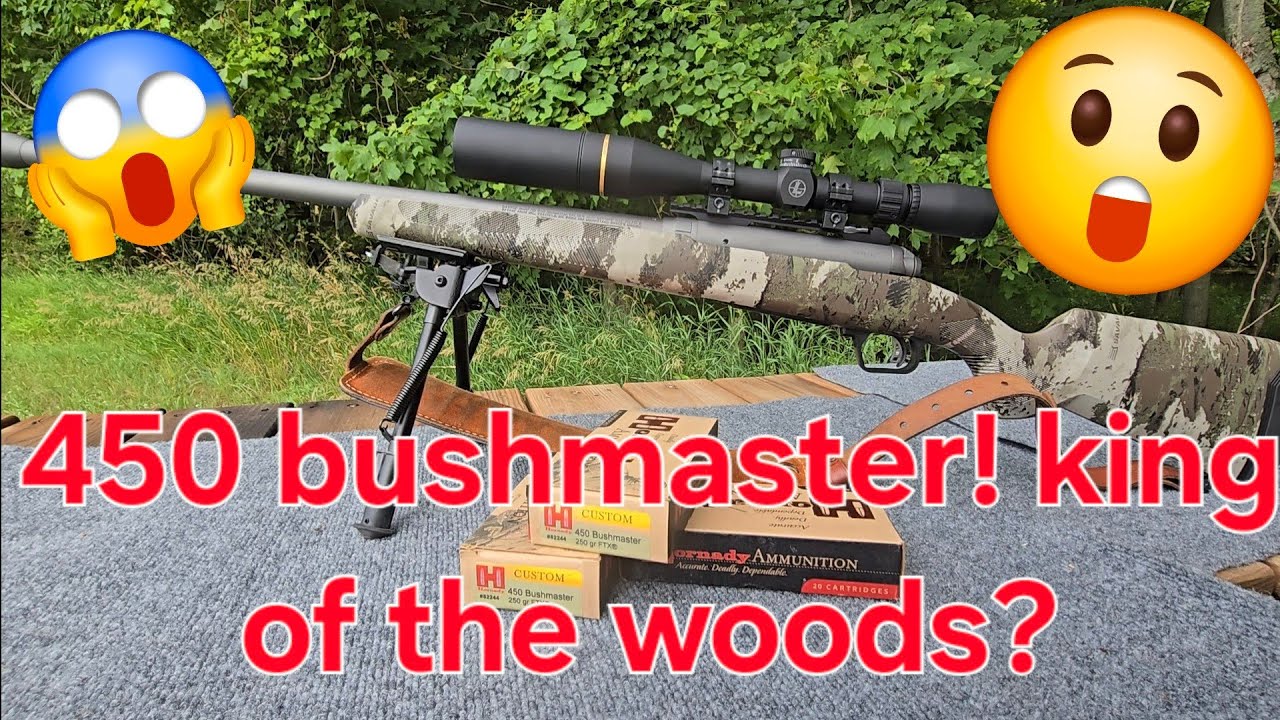 Savage 110 Hunter 450 bushmaster - YouTube