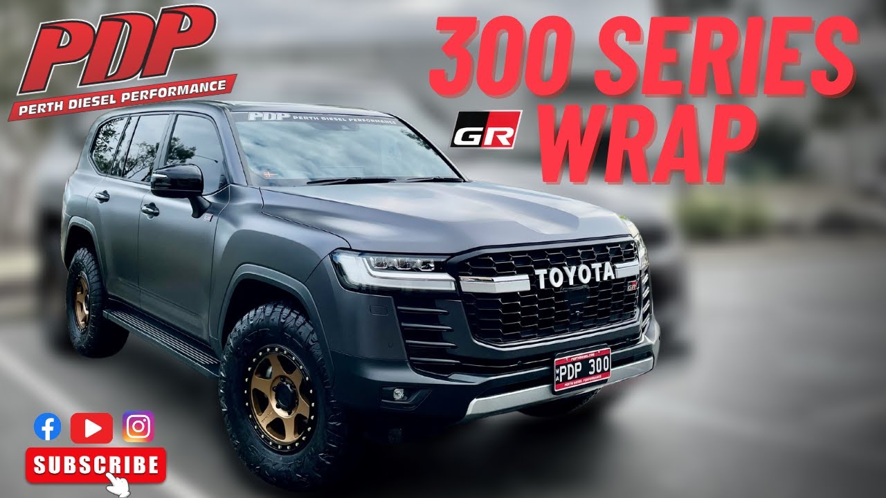 WRAPPING THE 300 SERIES LANDCRUISER - YouTube