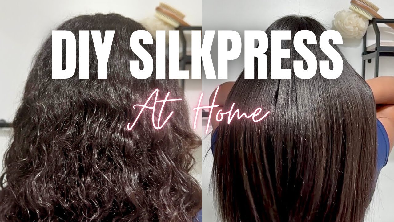 DIY Silk Press on Natural Hair | Step-by-Step At-Home Tutorial for ...