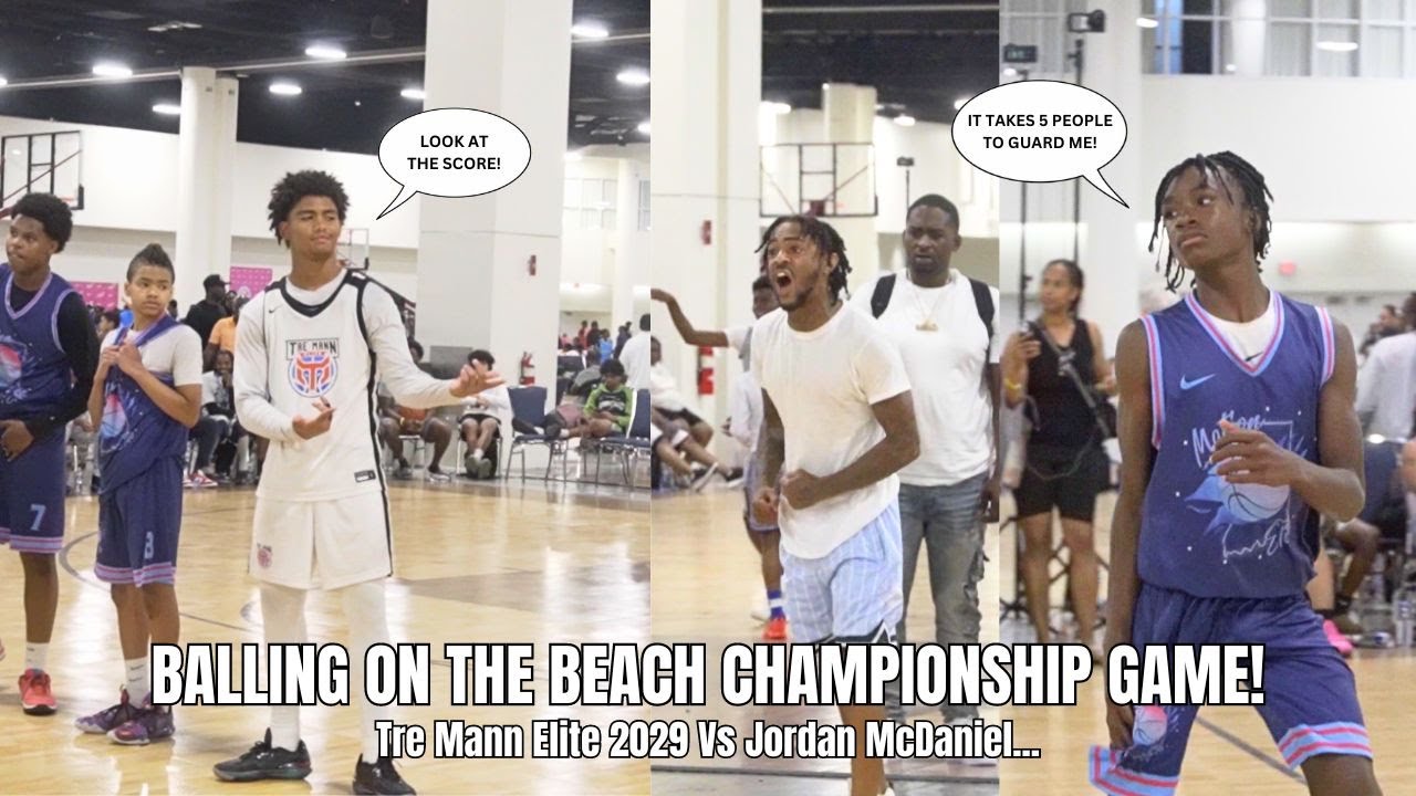 THE BEST 7TH GRADERS FACE OFF IN THE CHAMPIONSHIP! Tre Mann Elite Vs ...