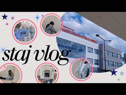 Stajda bir günüm🩺 | fizyoterapi (Ön Lisans)| Cihaz tanıtımı, staj defteri doldurma, bölüm tanıtımı