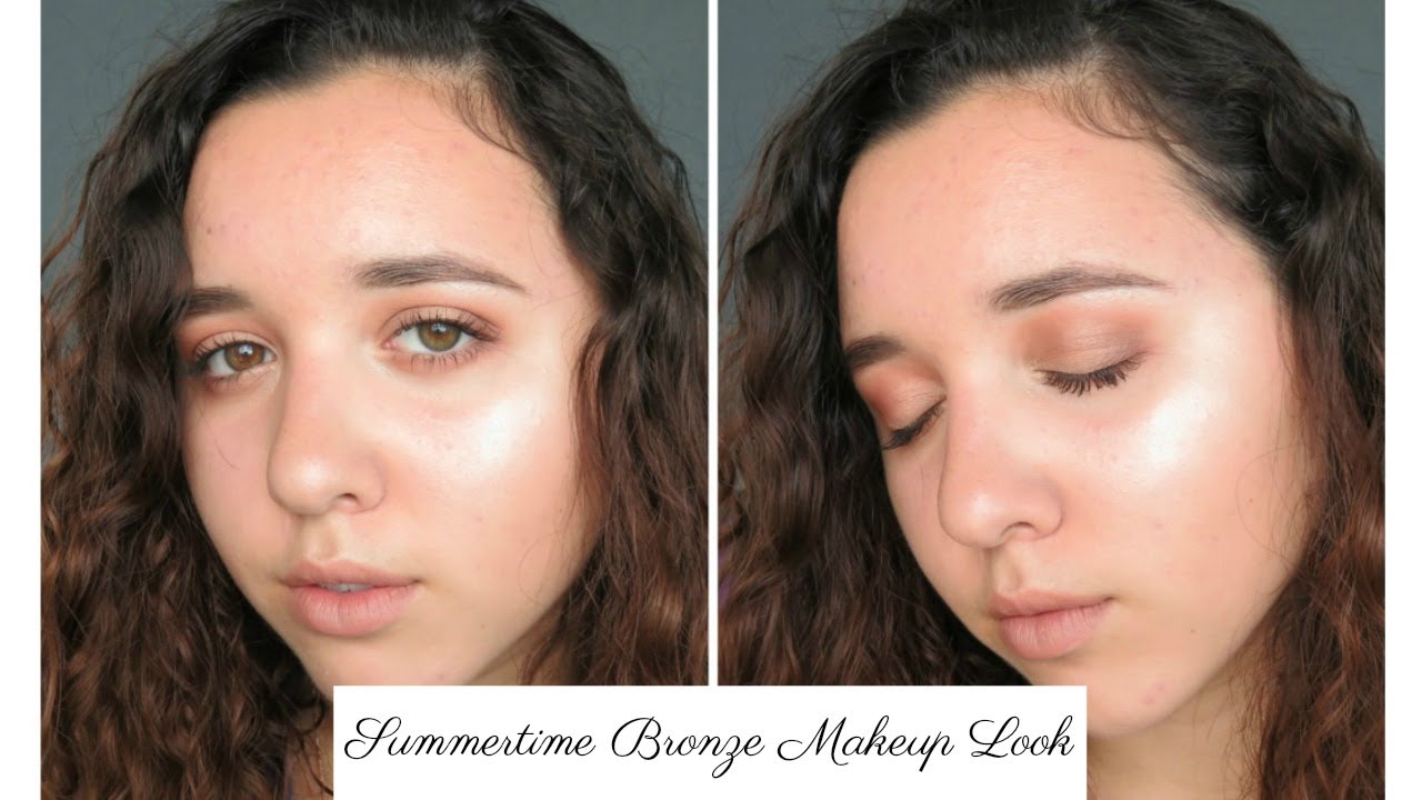 SUMMERTIME BRONZE MAKEUP // MICHELE VICTORIA ♡ - YouTube